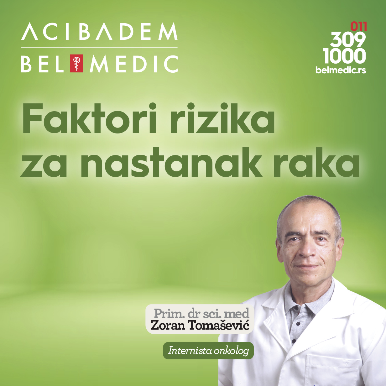 Faktori rizika za nastanak raka | Acibadem Bel Medic