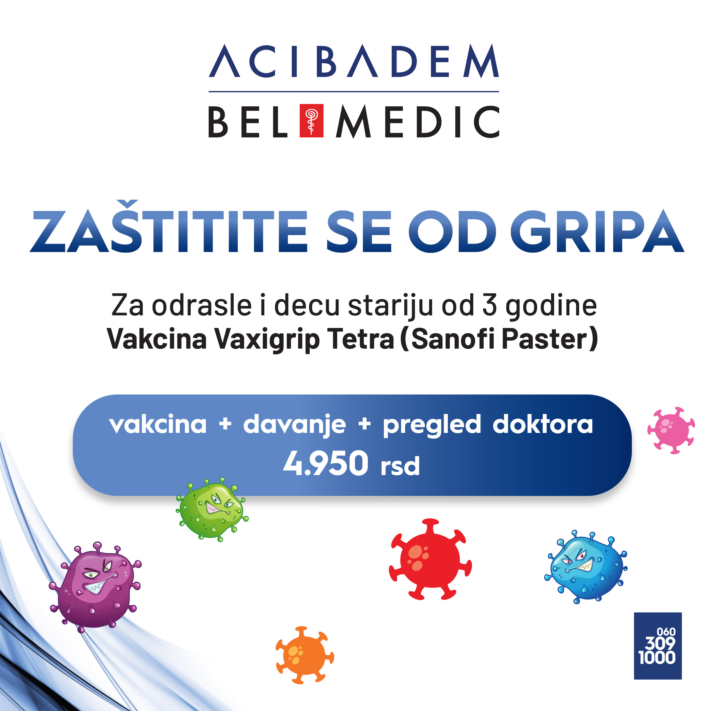 Započeta vakcinacija protiv sezonskog gripa | Acibadem Bel Medic